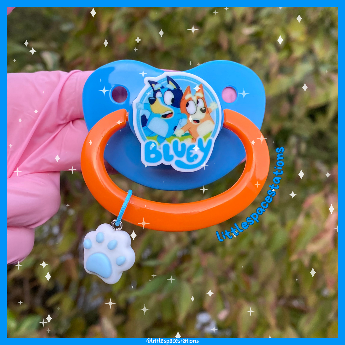 bluey adult pacifier – littlespacestations