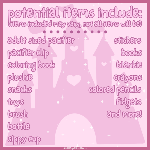 little space/age regression princess themed mystery box (sfw ...